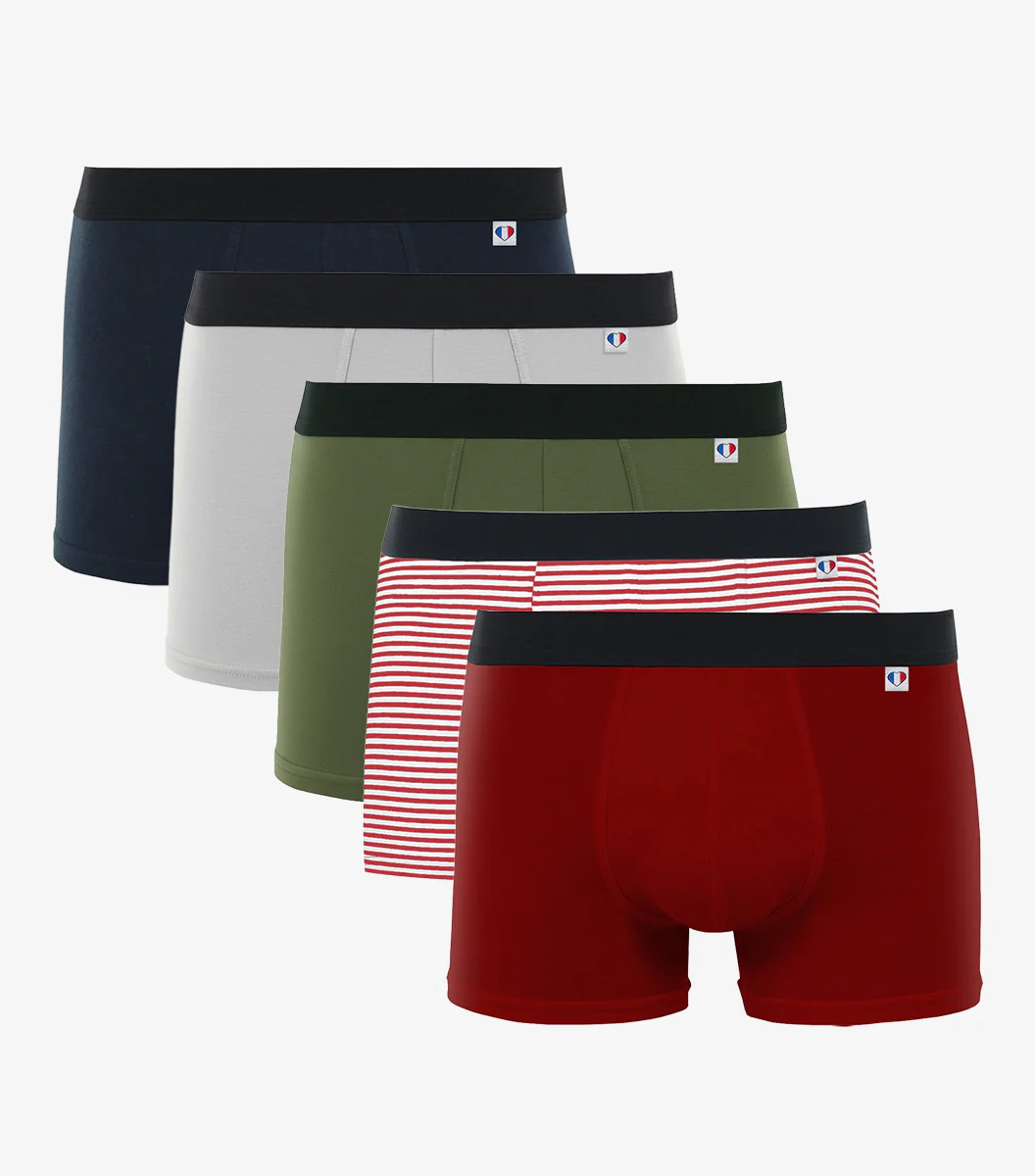 Boxer Homme X5 - Pack Essentiel - Cocorico